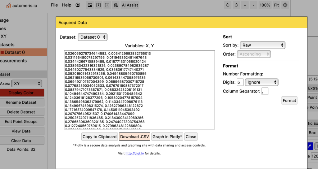 WebPlotDigitizerの使い方 | MatDaCs